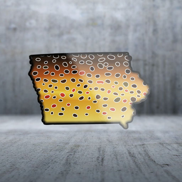 Sticker Pack | 16064 - Fish Skin - Brown Trout - Iowa