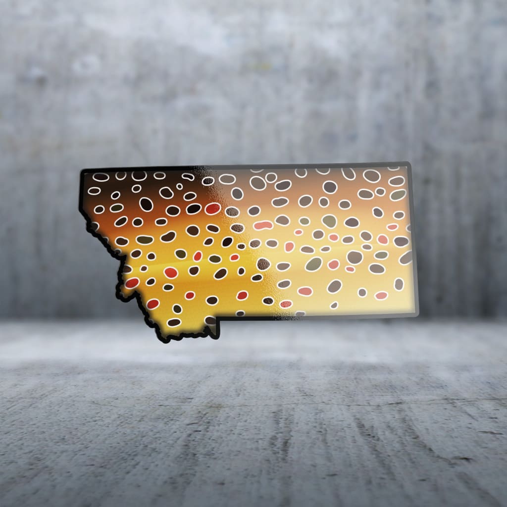 Sticker Pack | 16075 - Fish Skin - Brown Trout - Montana