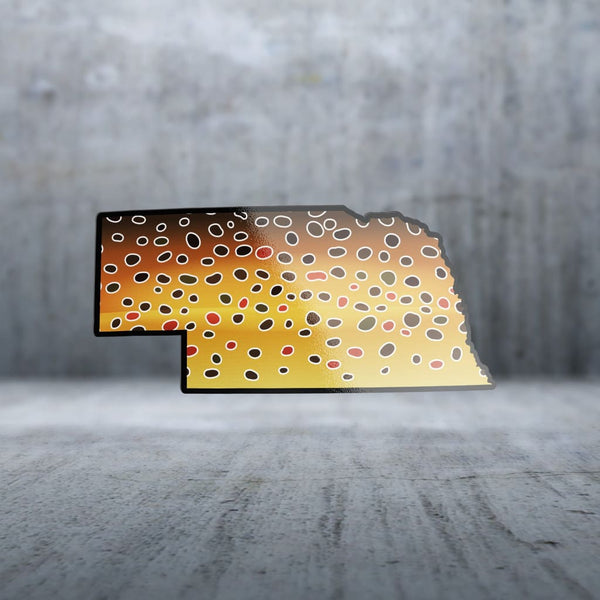 Sticker Pack | 16076 - Fish Skin - Brown Trout - Nebraska