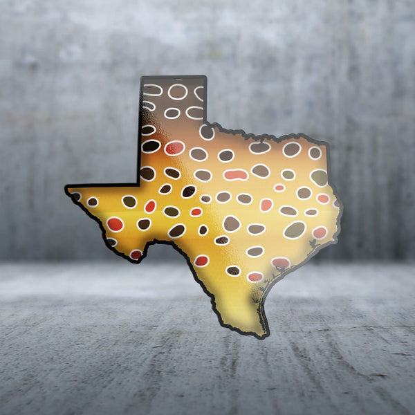 Sticker Pack | 16092 - Fish Skin - Brown Trout - Texas