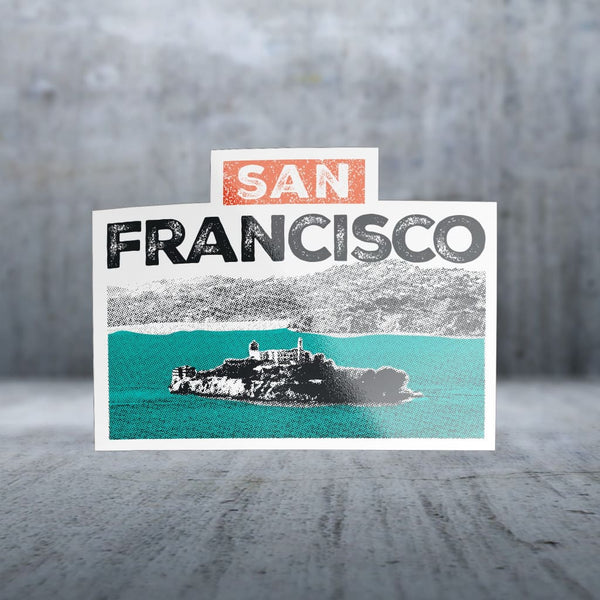 Sticker Pack | 16107 - San Francisco - Alcatraz Photo Copy