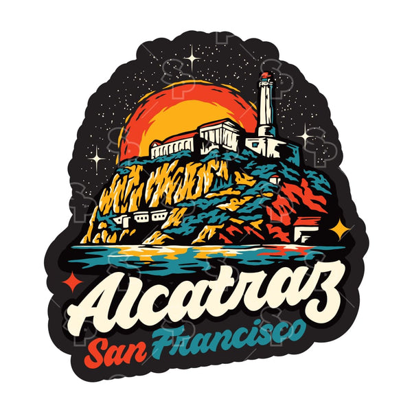 Sticker Pack | 16110 - San Francisco - Alcatraz Island