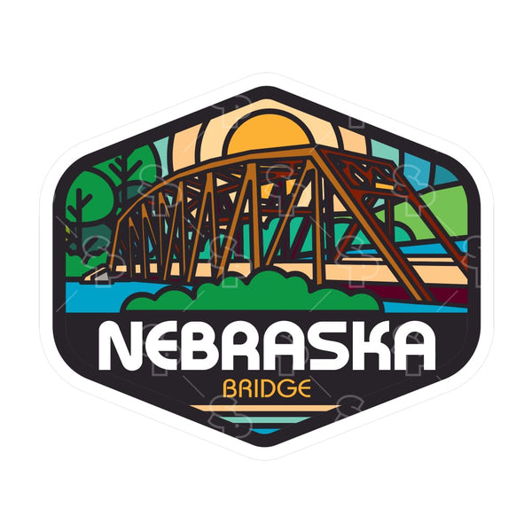Sticker Pack | 16116 - Rainbow Badge - Nebraska Bridge