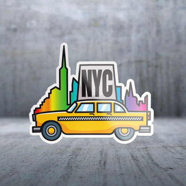 Sticker Pack | 16154 - New York - Yellow Taxi Skyline