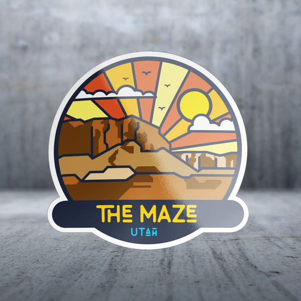 Sticker Pack | 16218 - Clean Rounded Lines - The Maze