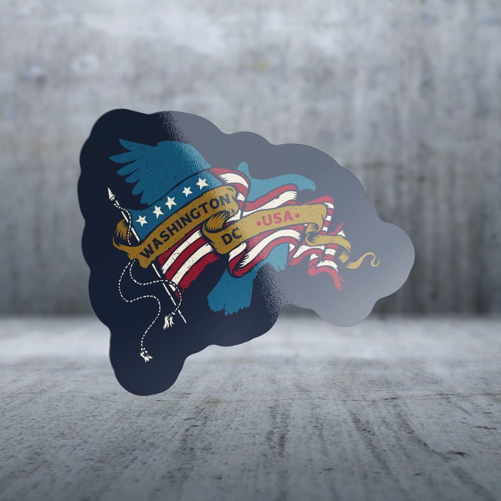Sticker Pack | 16252 - Washington DC - Flag Eagle