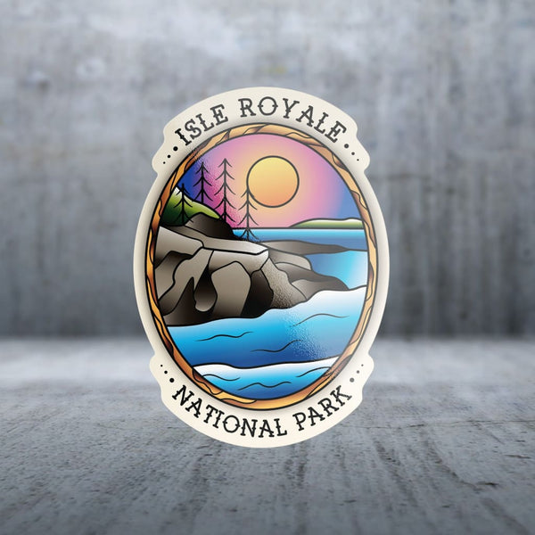 Sticker Pack | 16288 - Tattoo Style Oval - Isle Royale