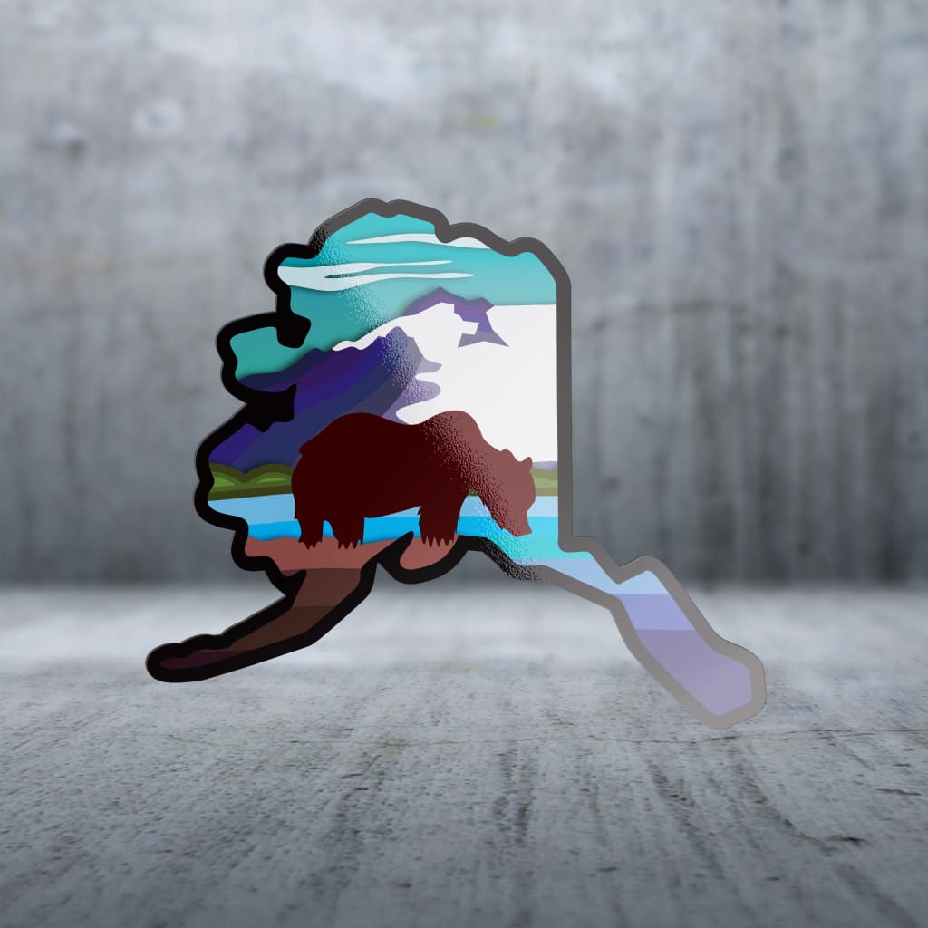 Sticker Pack | 16320 - Geo Landscape - Alaska