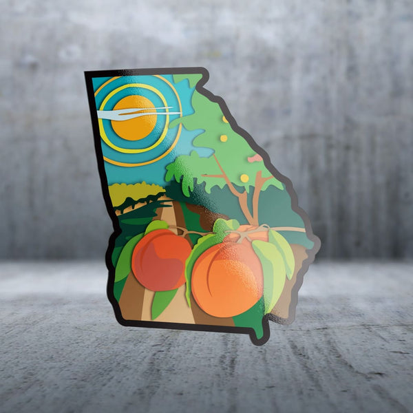 Sticker Pack | 16327 - Geo Landscape - Georgia