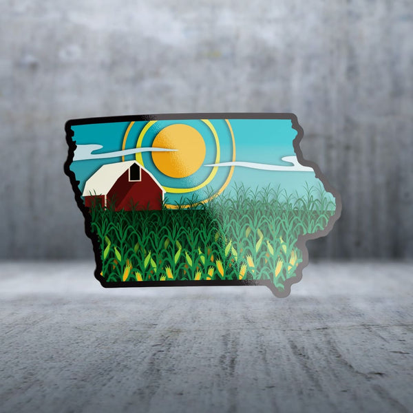 Sticker Pack | 16332 - Geo Landscape - Iowa