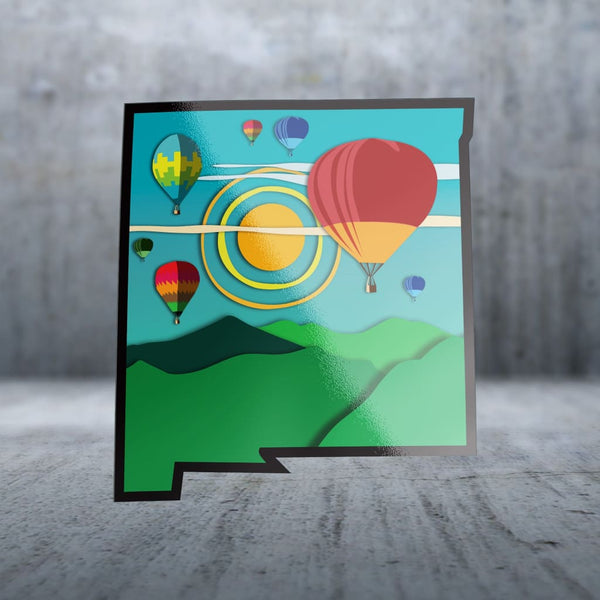 Sticker Pack | 16348 - Geo Landscape - New Mexico