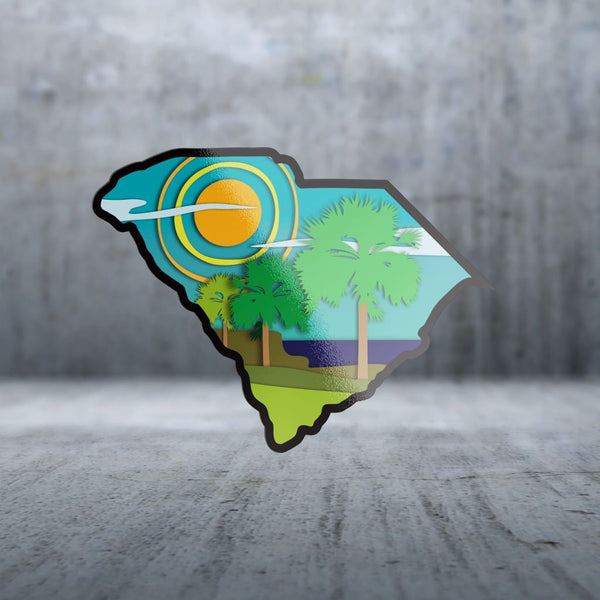 Sticker Pack | 16357 - Geo Landscape - South Carolina