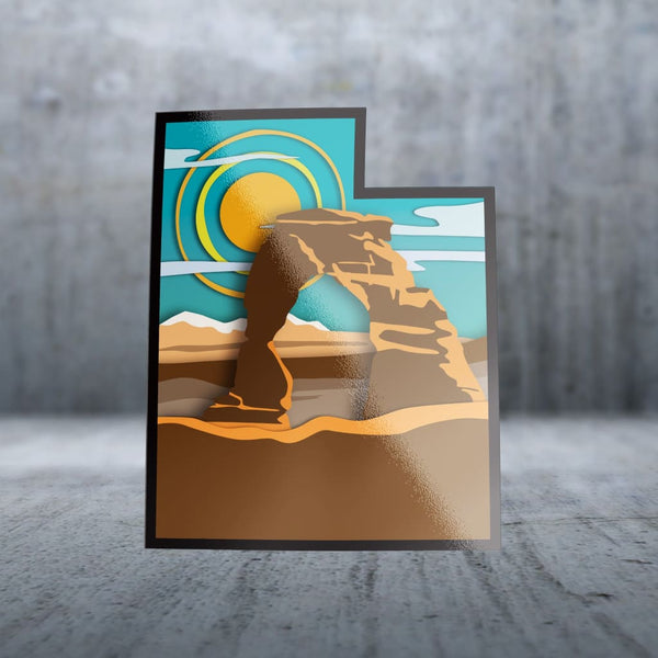 Sticker Pack | 16361 - Geo Landscape - Utah