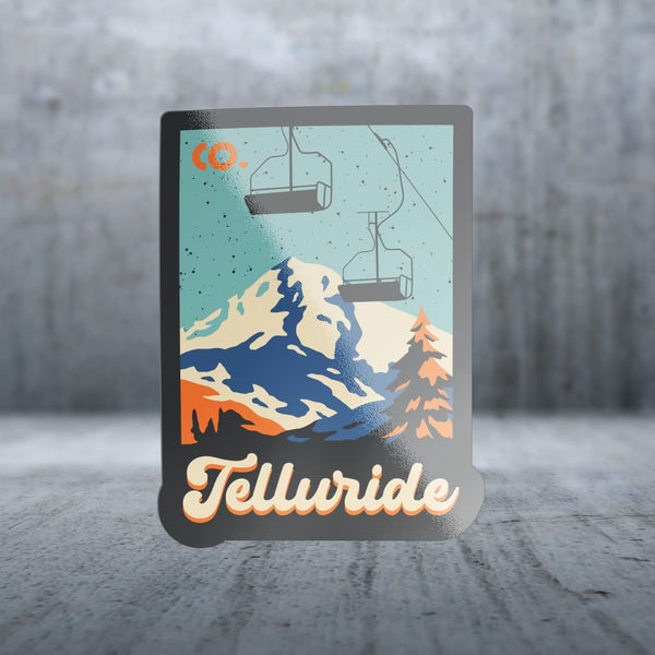 Sticker Pack | 16507 - Ski Lift Mountain Peaks