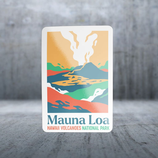 Sticker Pack | 16567 - Hawaii Volcanoes - Mauna Loa Colors