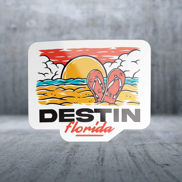 Sticker Pack | 16619 - Coastal - Flip Flop Sunrise