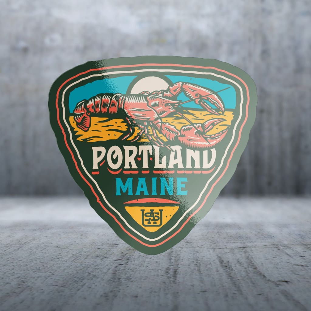 Sticker Pack | 16649 - Coastal - Guitar Pick Lobster