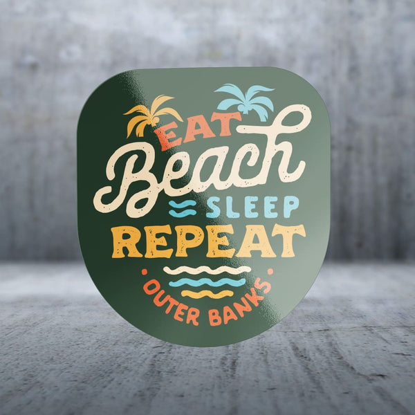 Sticker Pack | 16670 - Eat Beach Sleep Repeat
