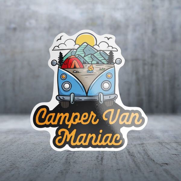 Sticker Pack | 16936 - Mountain Creative - Camper Van Maniac