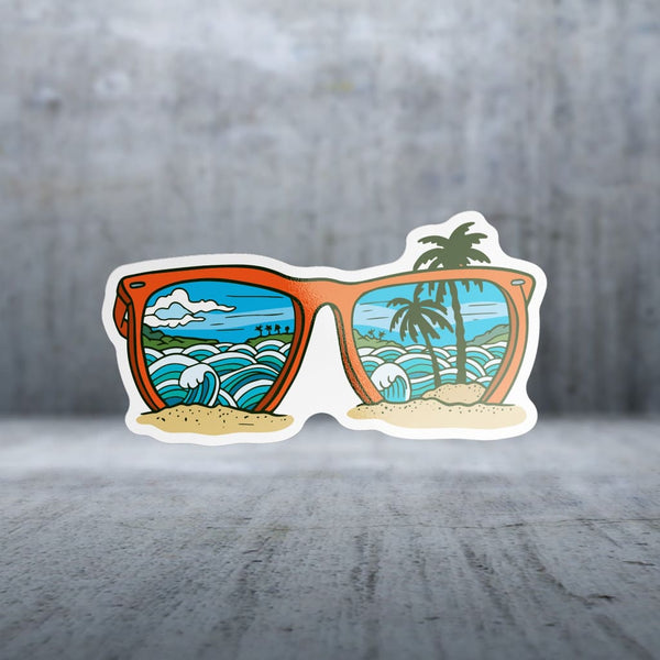 Sticker Pack | 17057 - Beach Life - Sunglass Beach Scene
