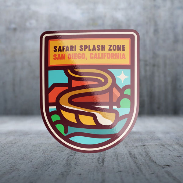 Sticker Pack | 17072 - Shield Lines - Waterpark Slide