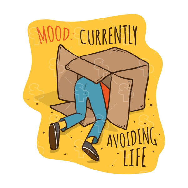 Sticker Pack | 17123 - Sayings - Avoiding Life