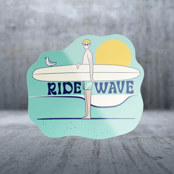 Sticker Pack | 17149 - Coastal Sayings - Ride The Wave