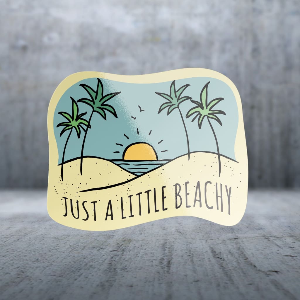 Sticker Pack | 17188 - Coastal Sayings - Just A Little Beachy