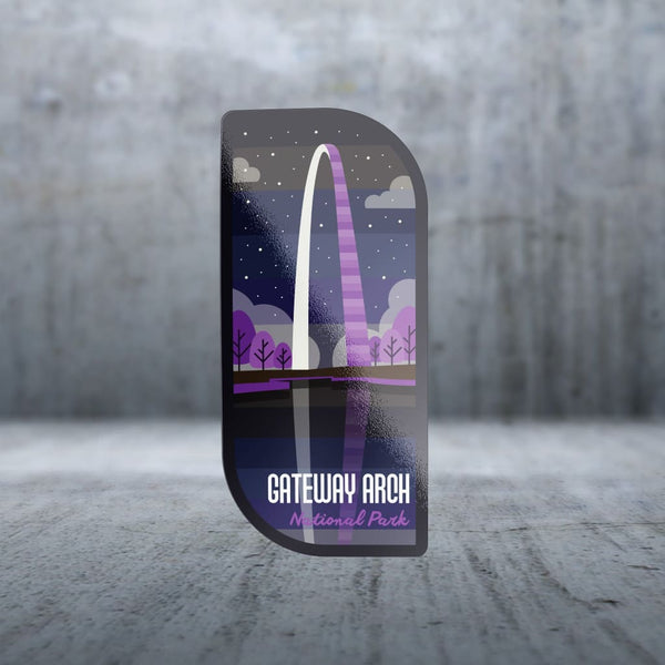 Sticker Pack | 17209 - Gateway Arch Night Purples