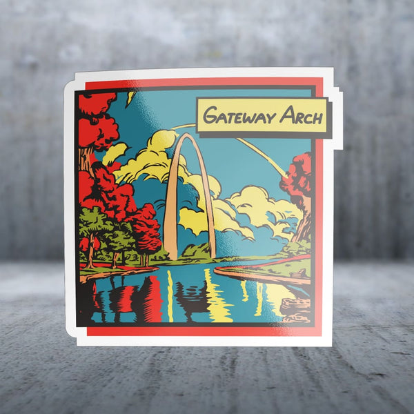 Sticker Pack | 17210 - Gateway Arch Comic Colors