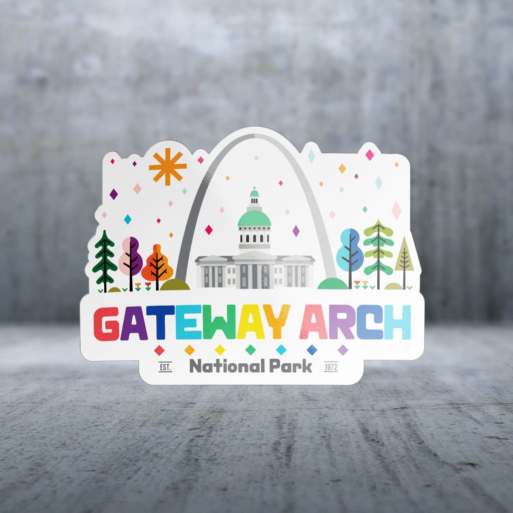 Sticker Pack | 17214 - Color Icons - Gateway Arch