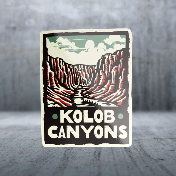Sticker Pack | 17236 - Linocut - Kolob Canyons