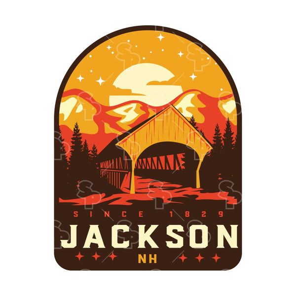 Sticker Pack | 1727 - Covered Bridge Mountains
