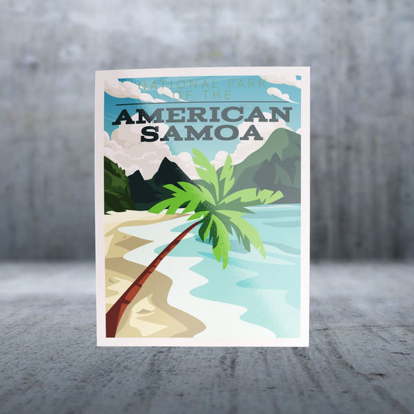Sticker Pack | 17646 - Vintage Poster - American Samoa