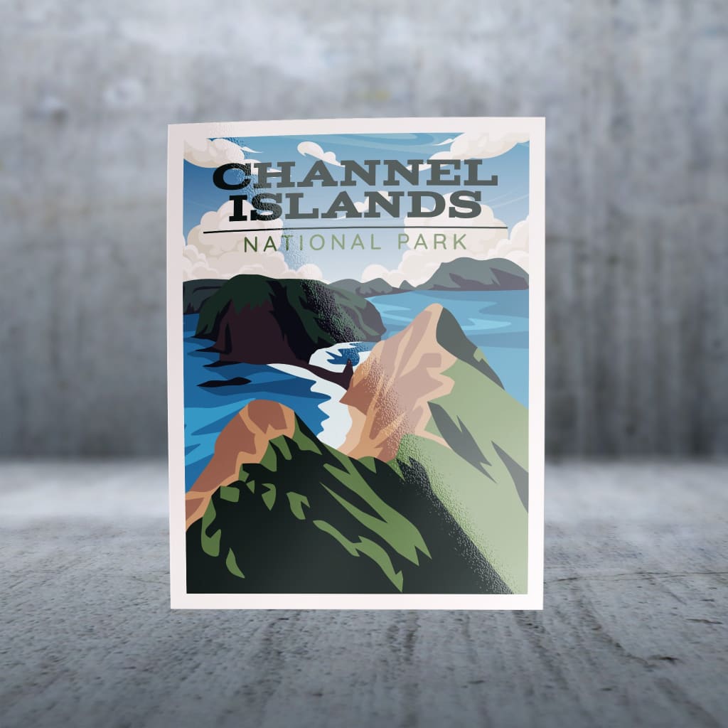 Sticker Pack | 17655 - Vintage Poster - Channel Islands