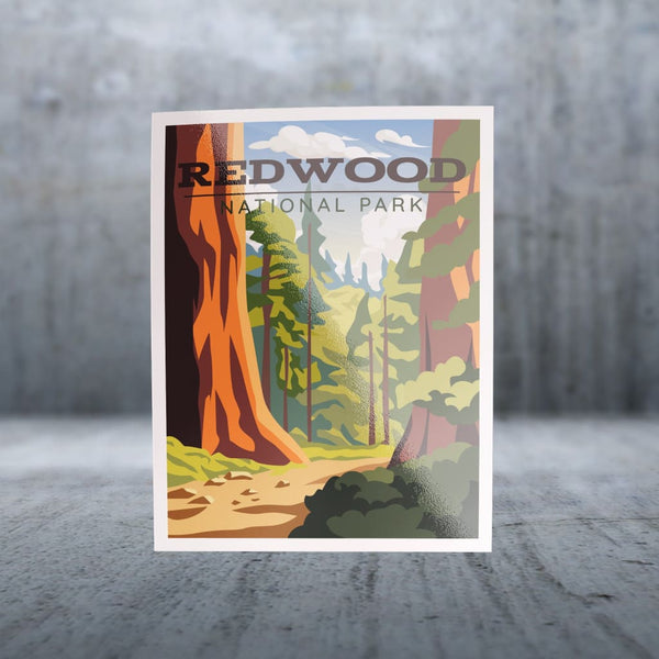 Sticker Pack | 17698 - Vintage Poster - Redwood