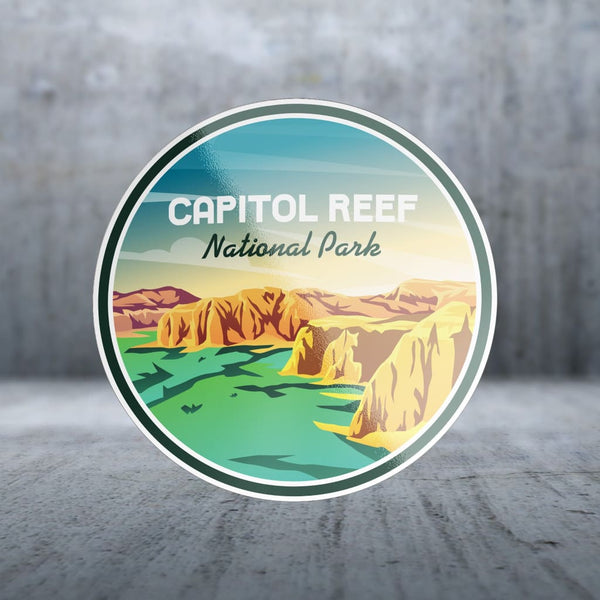 Sticker Pack | 18346 - Crispy Circle - Capitol Reef