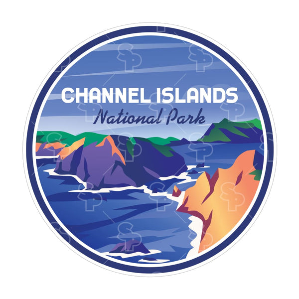 Sticker Pack | 18348 - Crispy Circle - Channel Islands