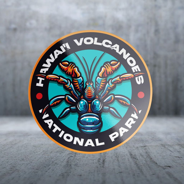 Sticker Pack | 18424 - Coconut Crab Circle - Hawaii Volcanoes