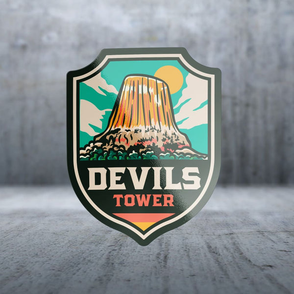 Sticker Pack | 18442 - Coloring Book Shades - Devils Tower
