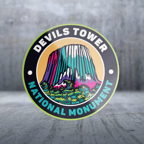 Sticker Pack | 18443 - Circle Color Spectrum - Devils Tower