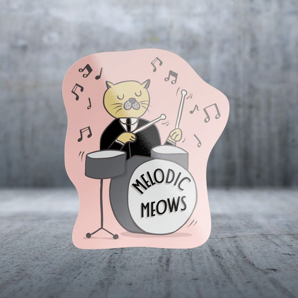Sticker Pack | 18568 - Drummer Cat