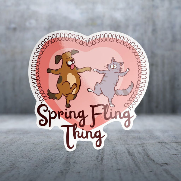 Sticker Pack | 18654 - Spring Fling Dog and Cat