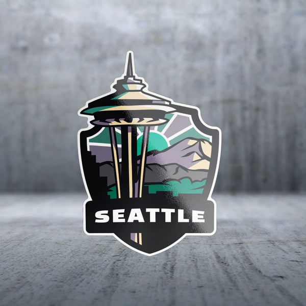Sticker Pack | 18736 - Seattle - Space Needle Shield