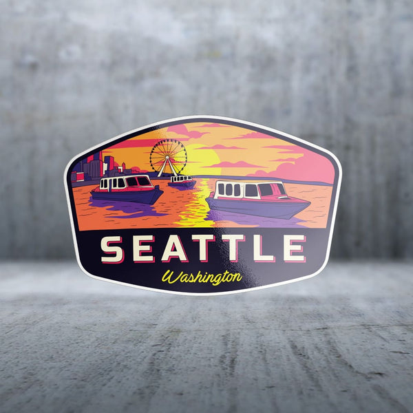 Sticker Pack | 18740 - Seattle - Sunset Ferris Wheel