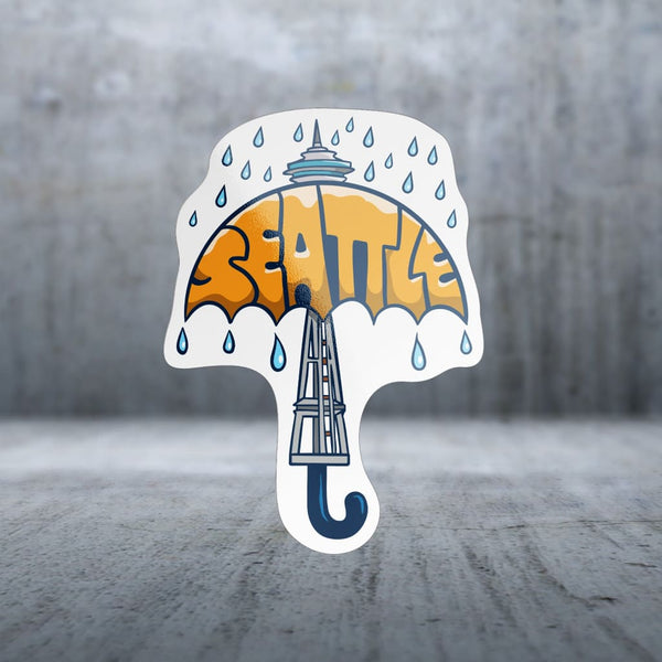 Sticker Pack | 18742 - Seattle - Umbrella Text
