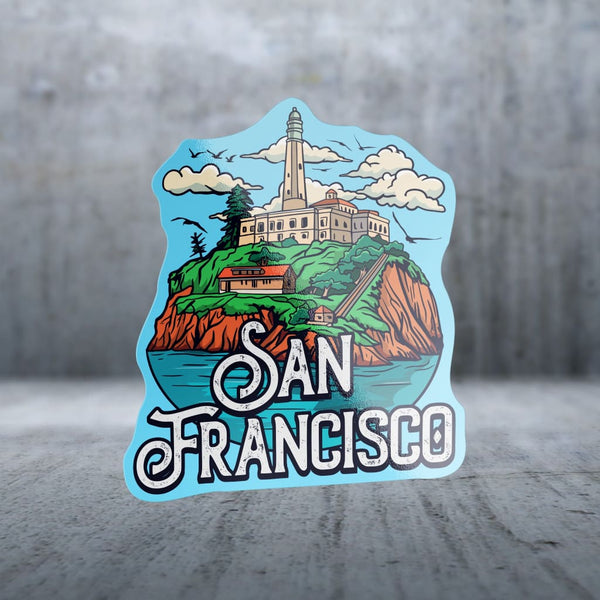 Sticker Pack | 18772 - San Francisco - Alcatraz Octagonal Pyramidal ...
