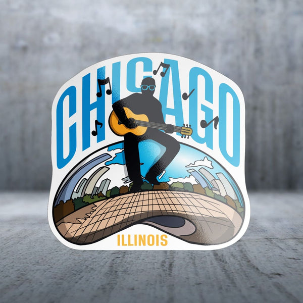 Sticker Pack | 18809 - Chicago - Millennium Park - Bean Bench