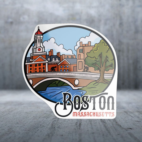 Sticker Pack | 18856 - Boston - Cross Bridge Cycling