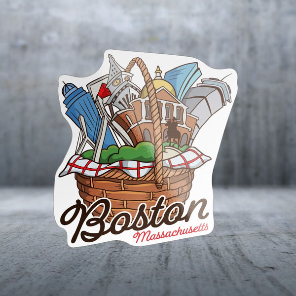 Sticker Pack | 18859 - Boston - Skyline Basket